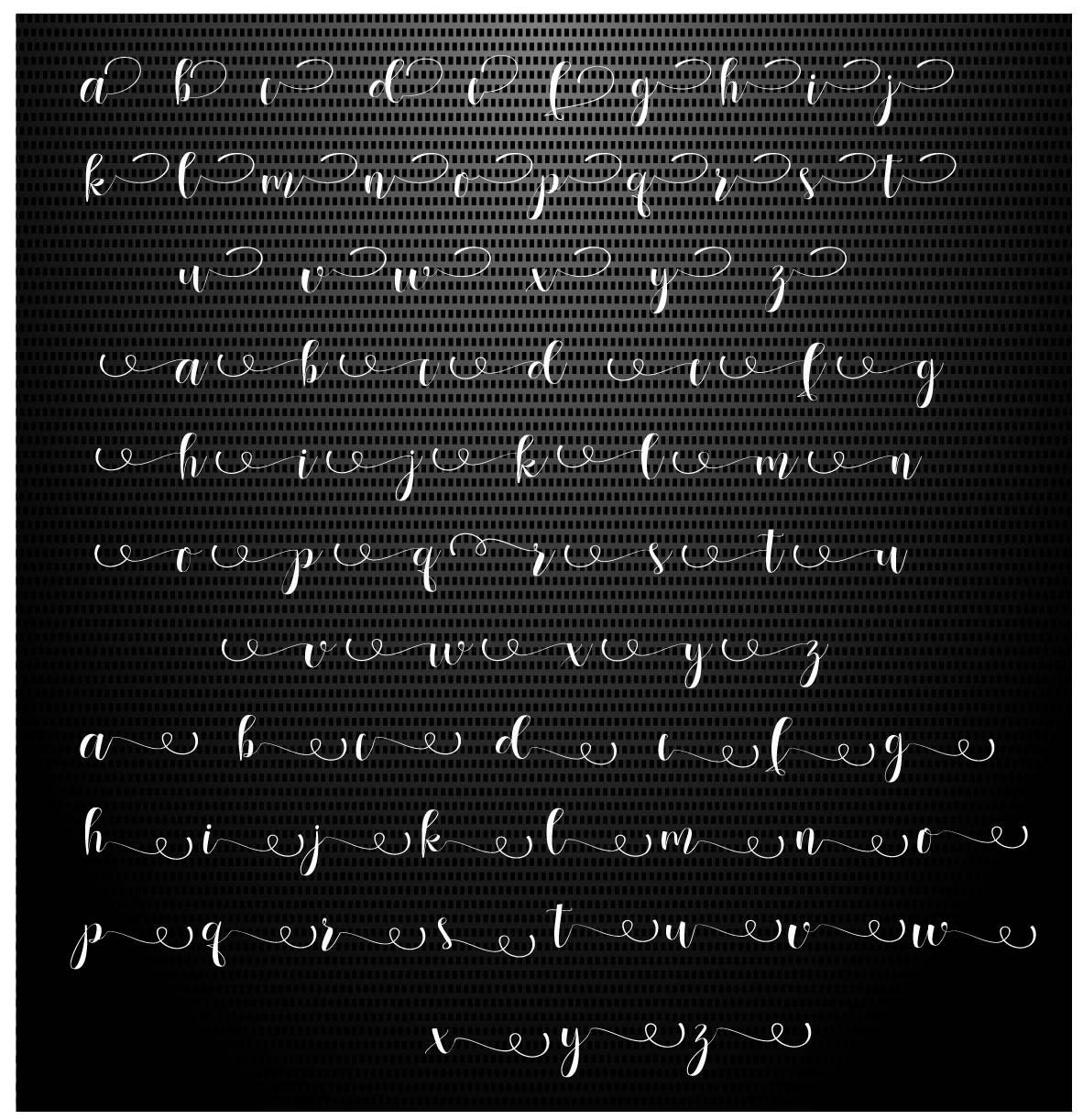 Svg Fonts For Cricutcursive Font Svg Modern Calligraphy Svg Etsy Images