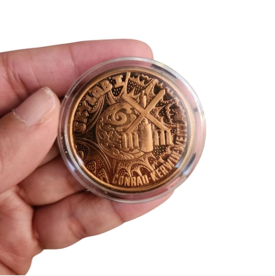 Commemorative Copper Coin Americas First Earth Orbiting Skylab Manned ...