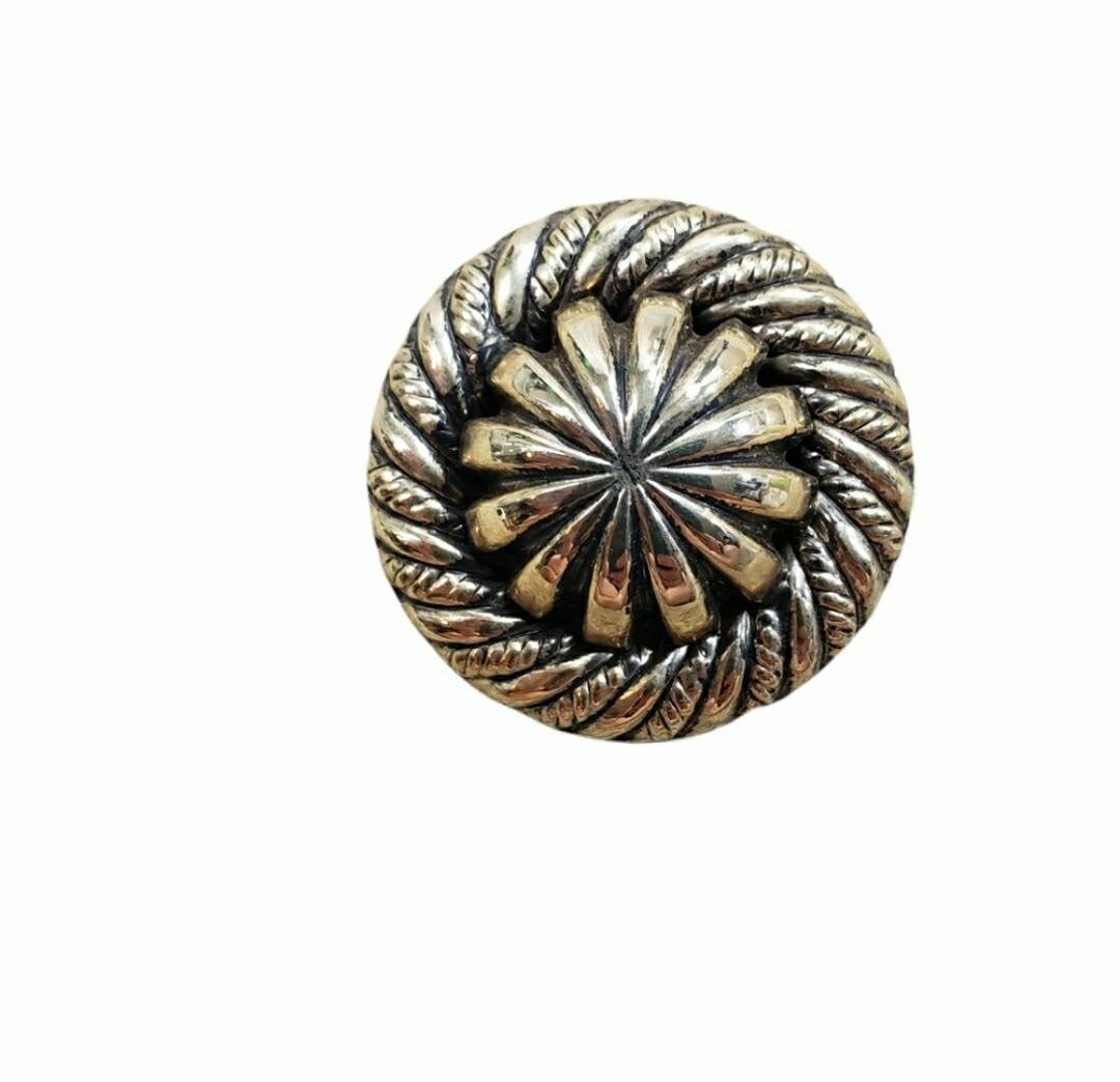 Vintage Gold Toned Button Cover - Etsy