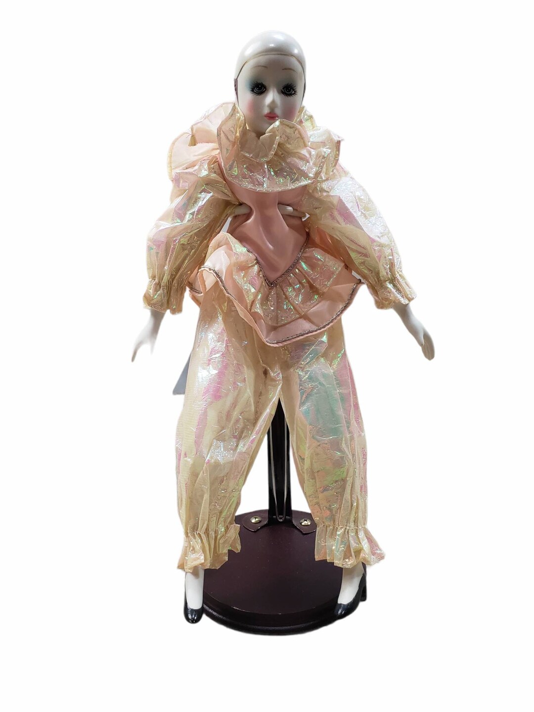 Vintage Pierrot Jester French Harlequin Mime Doll 15" - Etsy