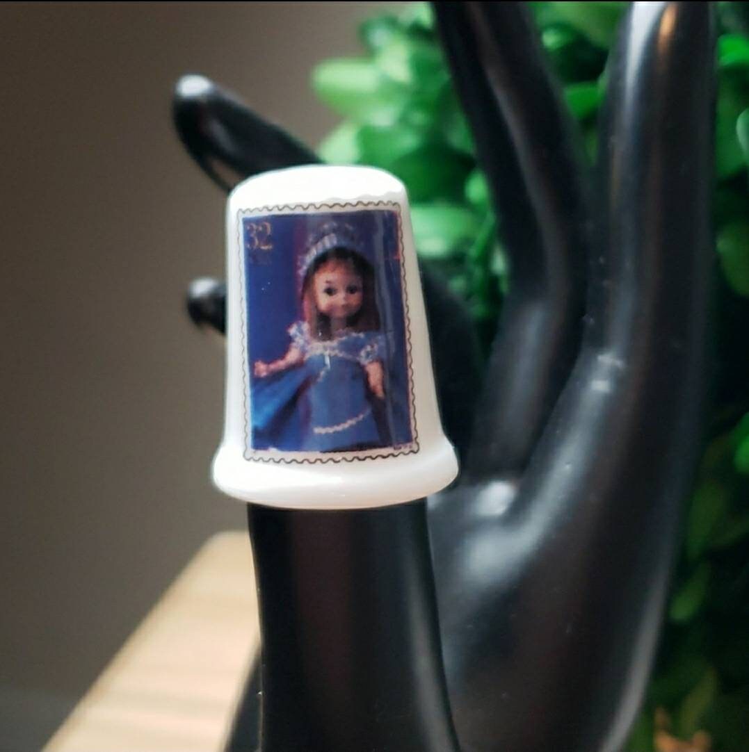 Vintage 1997 Gimbel & Sons Postage Stamp 32 Cents Thimble - Etsy