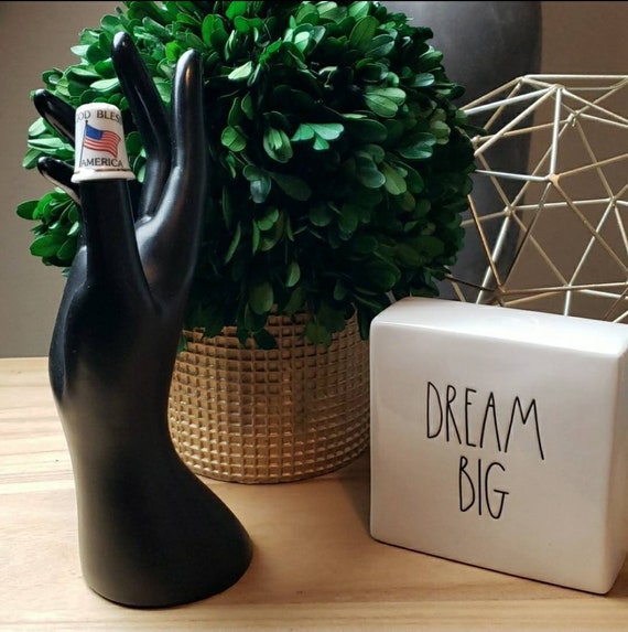 Vintage Gimbel & Sons God Bless America Thimble | Etsy