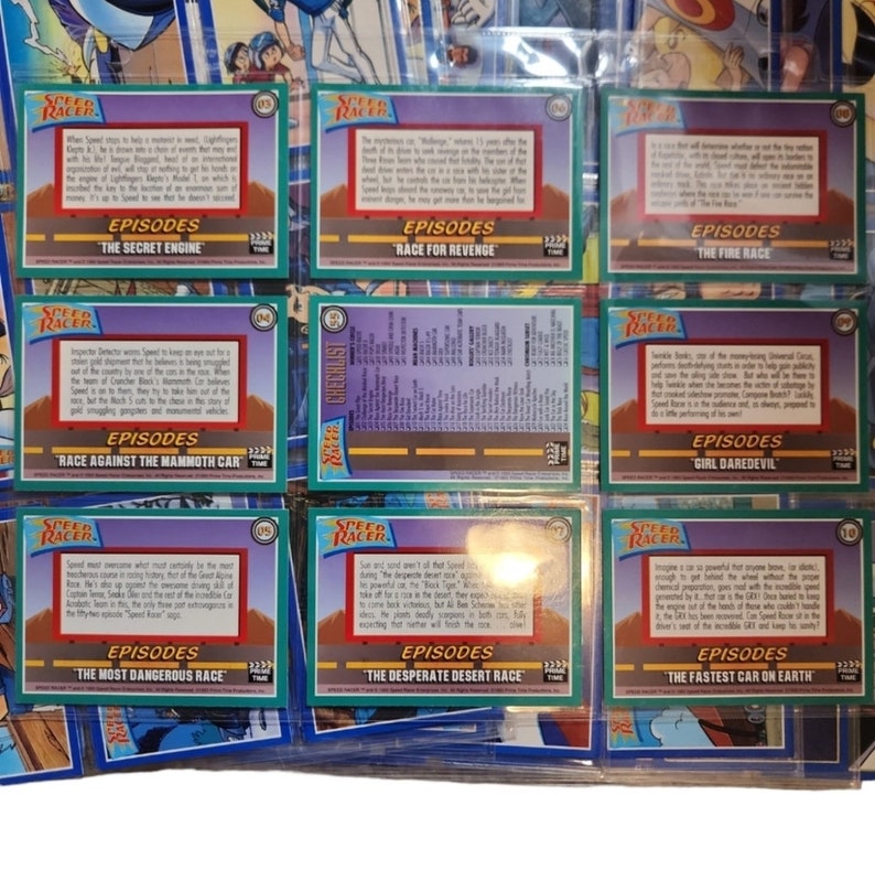 Vintage 1993 Prime Time Speed Racer Trading Cards Huge Lot! - Etsy