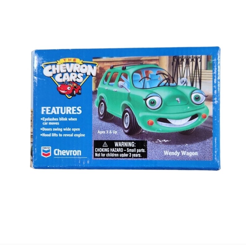 Vintage 1996 the Chevron Cars Wendy Wagon Toy - Etsy
