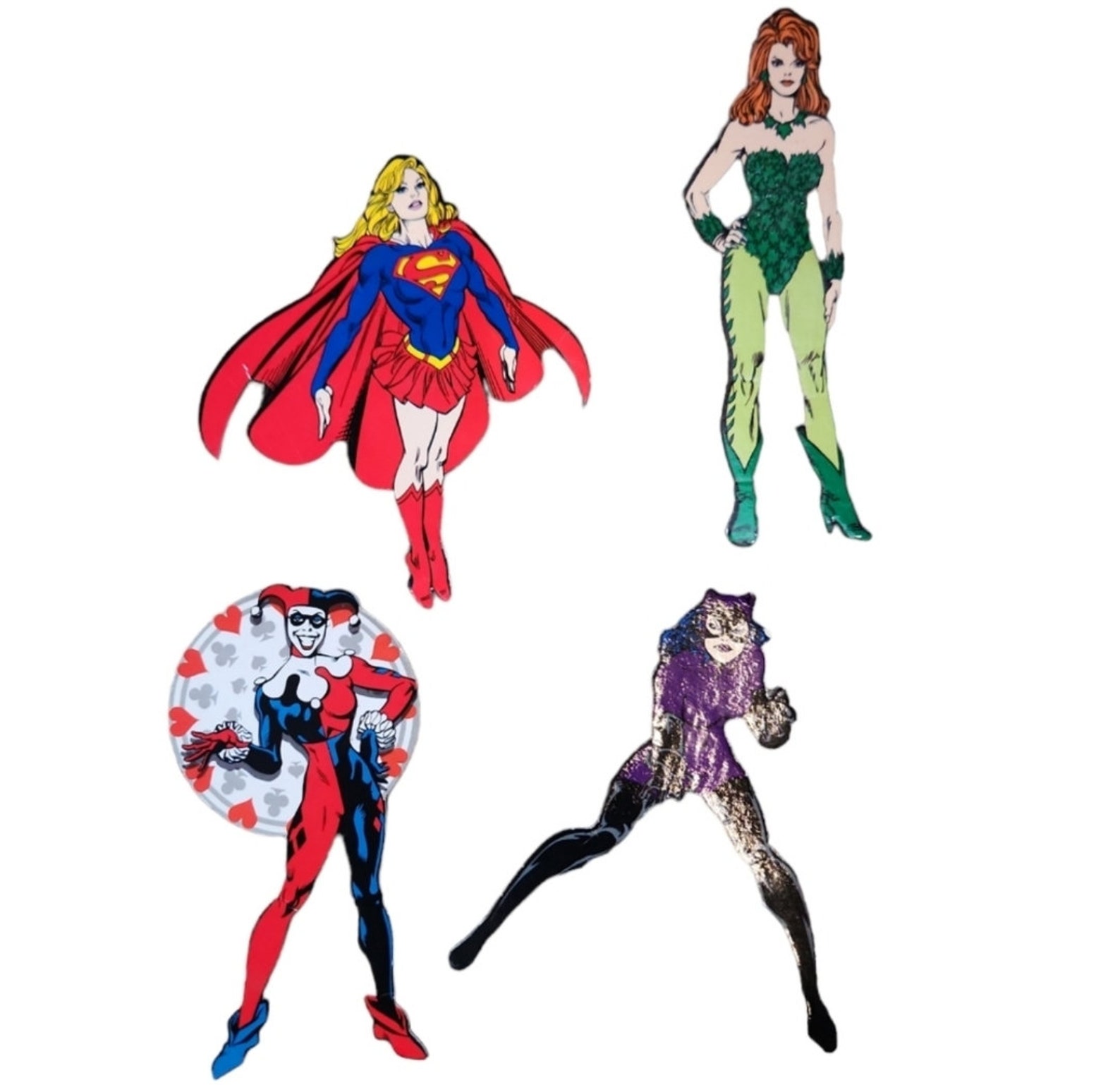 2001 DC Comics Lot of 4 Super Heroes Magnets - Etsy