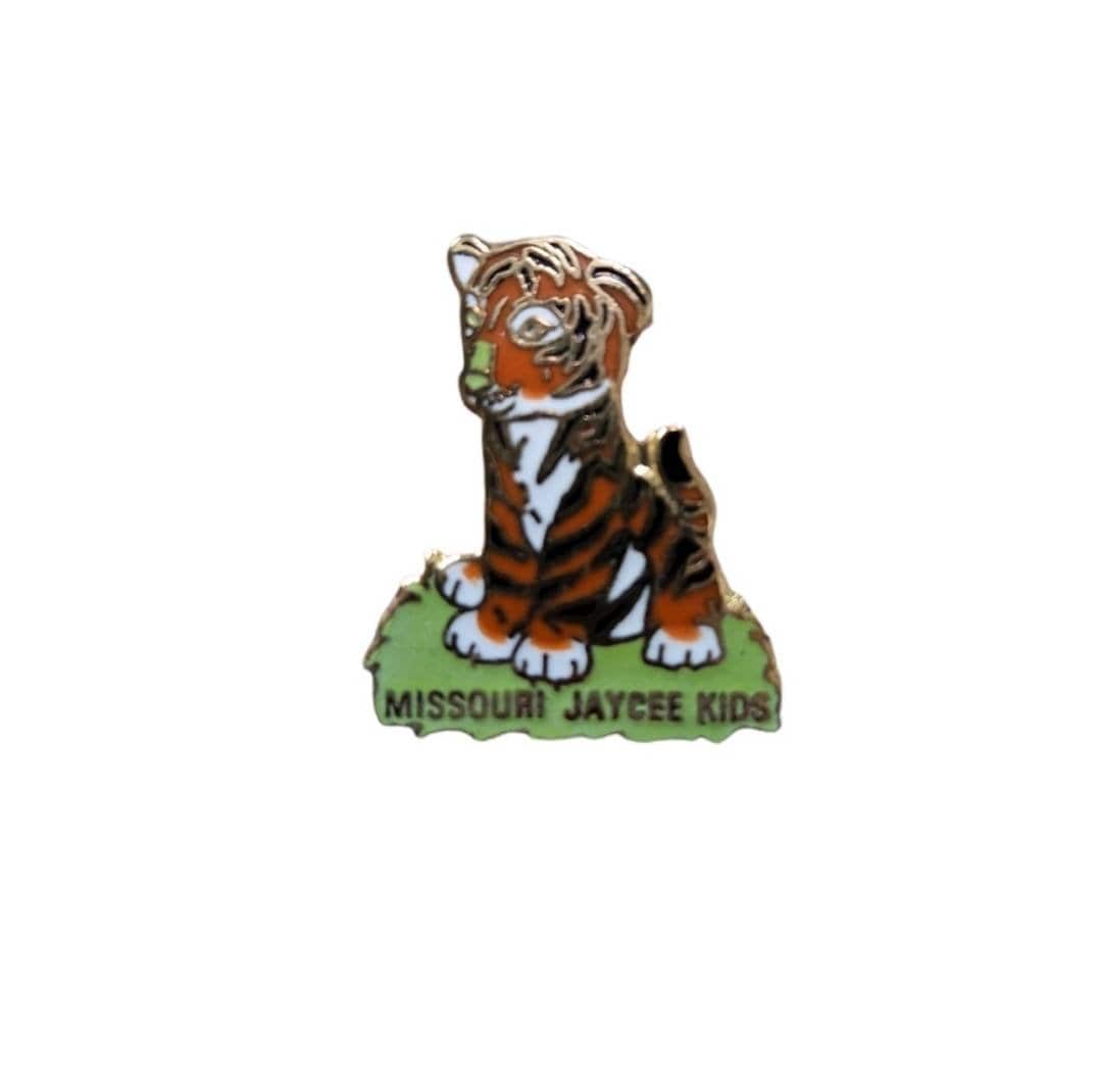 Vintage Gold Toned Missouri Jaycee Kids Pin - Etsy