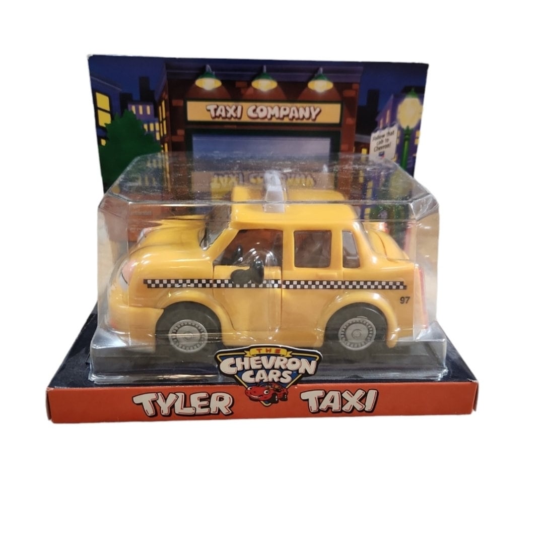 Vintage 1997 the Chevron Cars Tyler Taxi Toy - Etsy