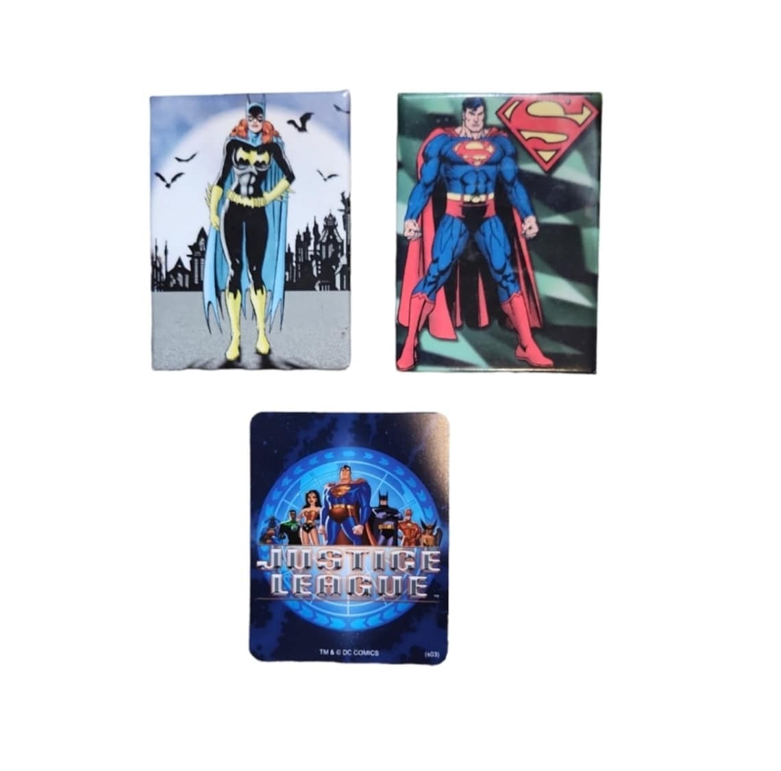 Vintage 1998 Ata-boy Inc DC Comics Superhero Magnets & Collector Card ...