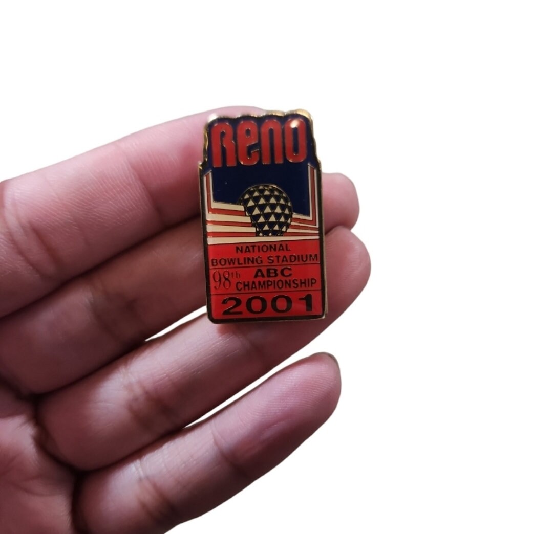Vintage 2001 Gold Toned Reno National Bowling Stadium 98th ABC ...