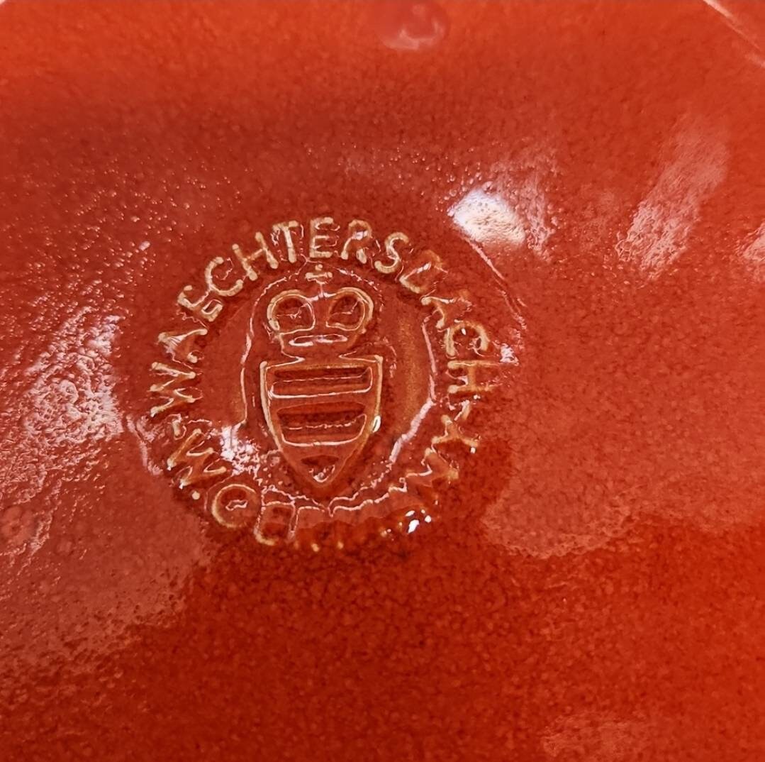 1970s Waechtersbach Ceramics Red Teapot White Hearts With Cup ...