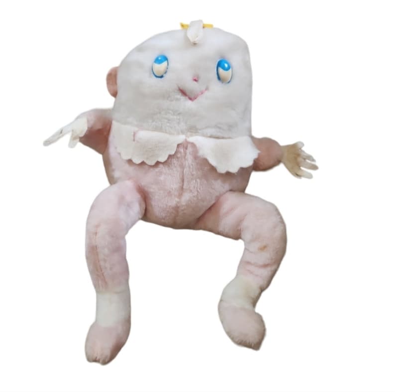 Vintage Eden Toys Humpty Dumpty Stuffed Plush Pink/blue Eyes Shake Me ...