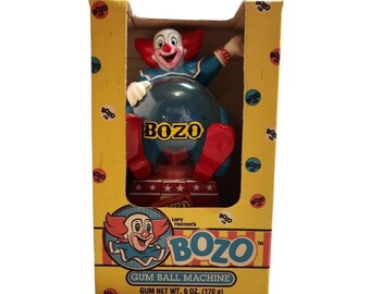 Vintage Bozo the Clown Gumball Machine - Etsy