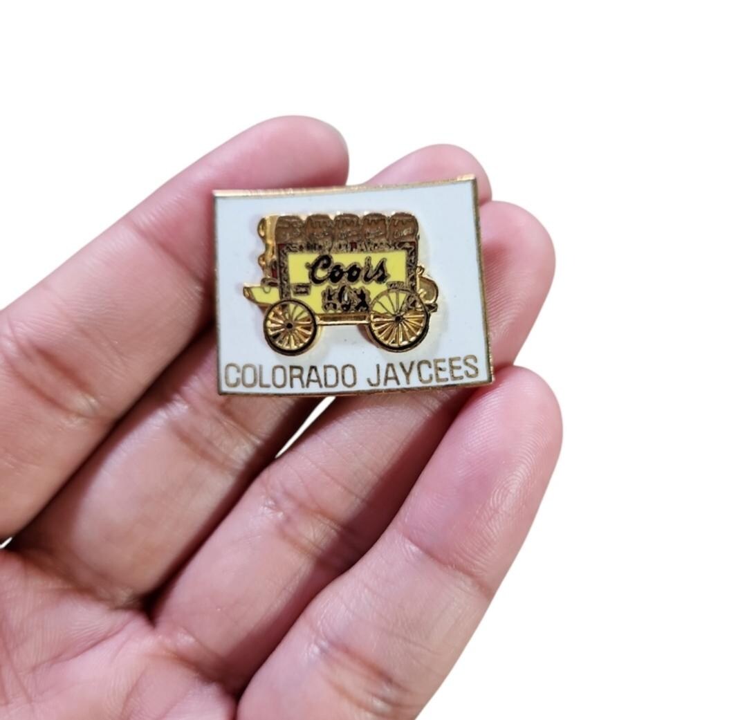 Vintage Gold Toned Colorado Jaycees Coors Pin - Etsy