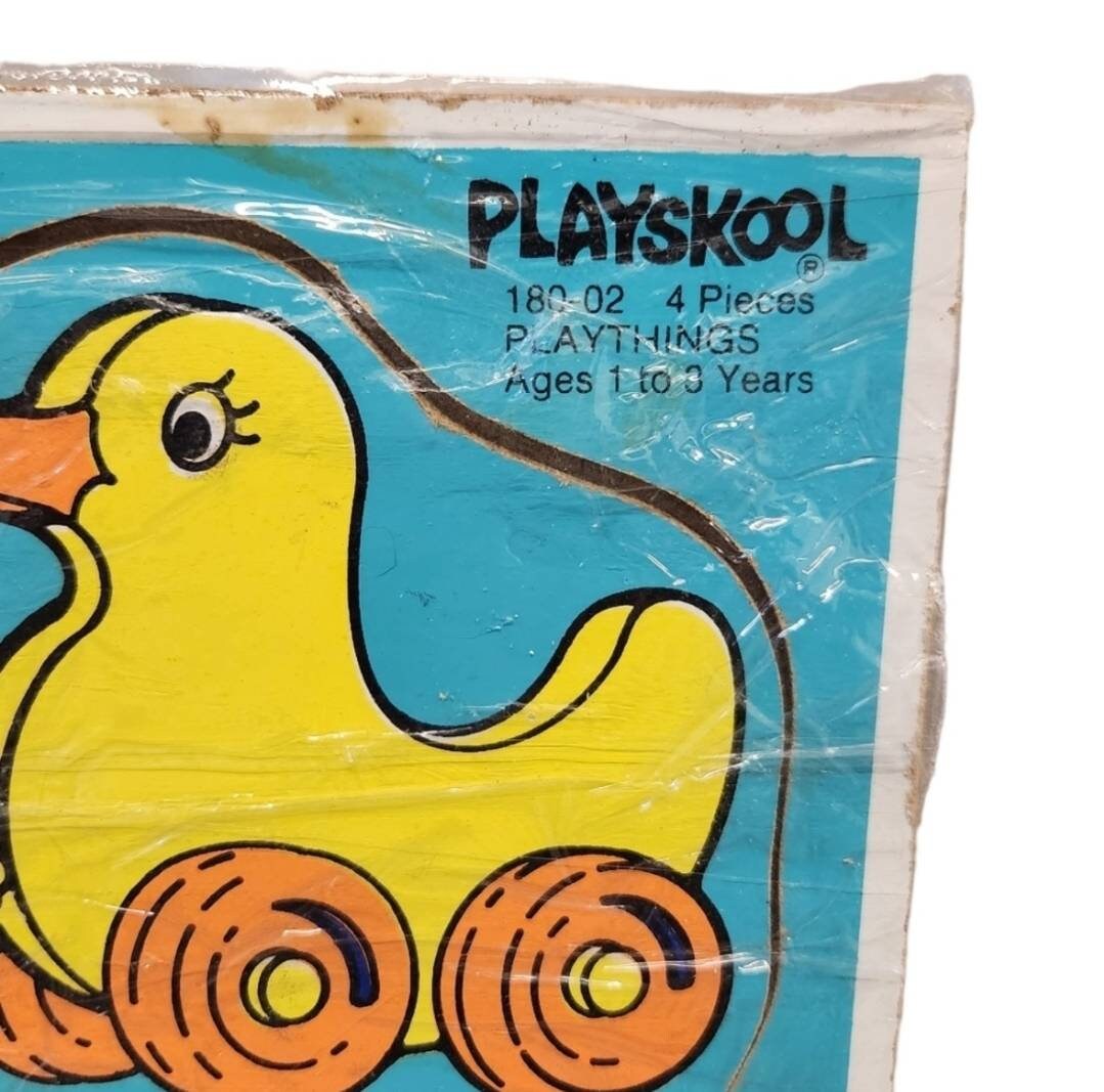 VINTAGE 1986 PLAYSKOOL Wooden Puzzle Playthings Doll Bear Jack - Etsy