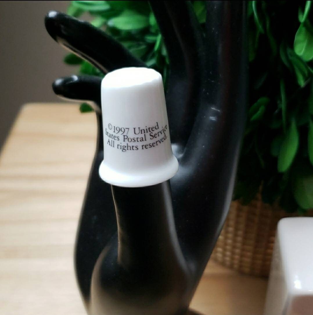 Vintage Gimbel & Sons Postage Stamp Thimble - Etsy