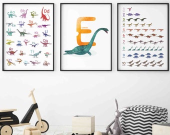 Dinosaur a to Z | Etsy