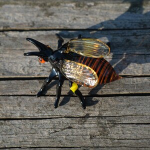 Blown Glass Bee Figurines, Murano Glass, Honey Bee, Collectible Bee ...