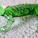 Art Glass Alligator Sculpture, Blown Glass Green Crocodile, Murano ...
