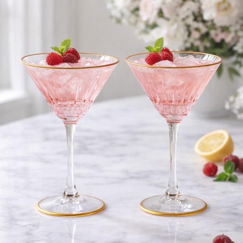 Vintage Painted Stemware - Etsy UK