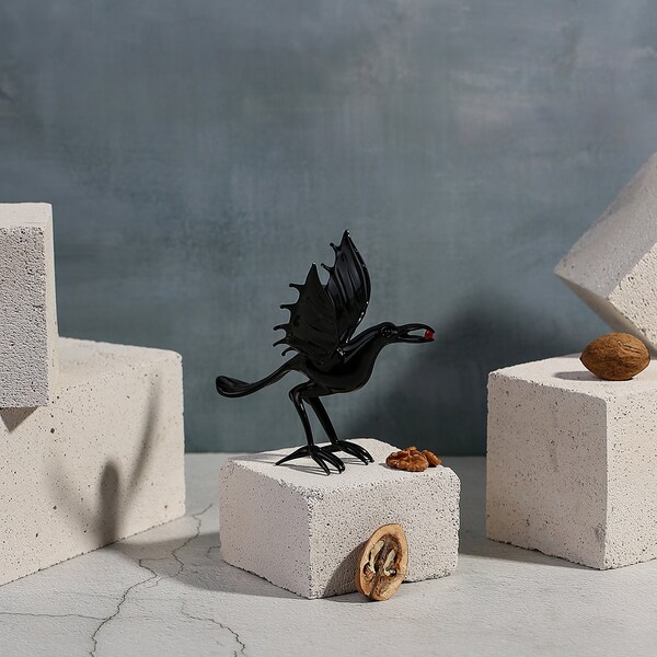 Crow Figurine - Etsy