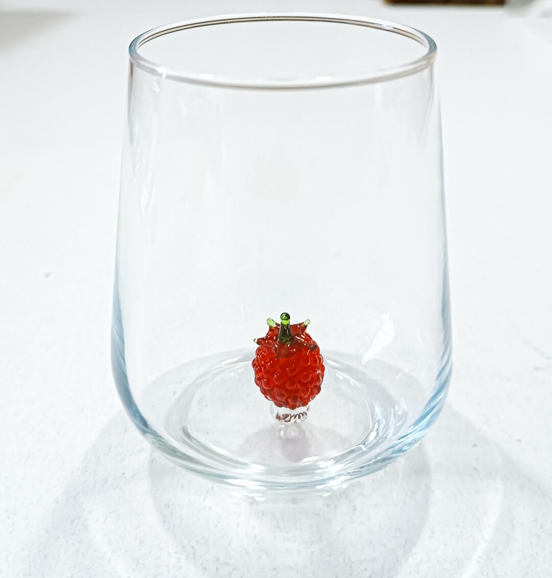 Stemless Glasses Inside Raspberry , Glassware, Raspberry Cup, Forest ...