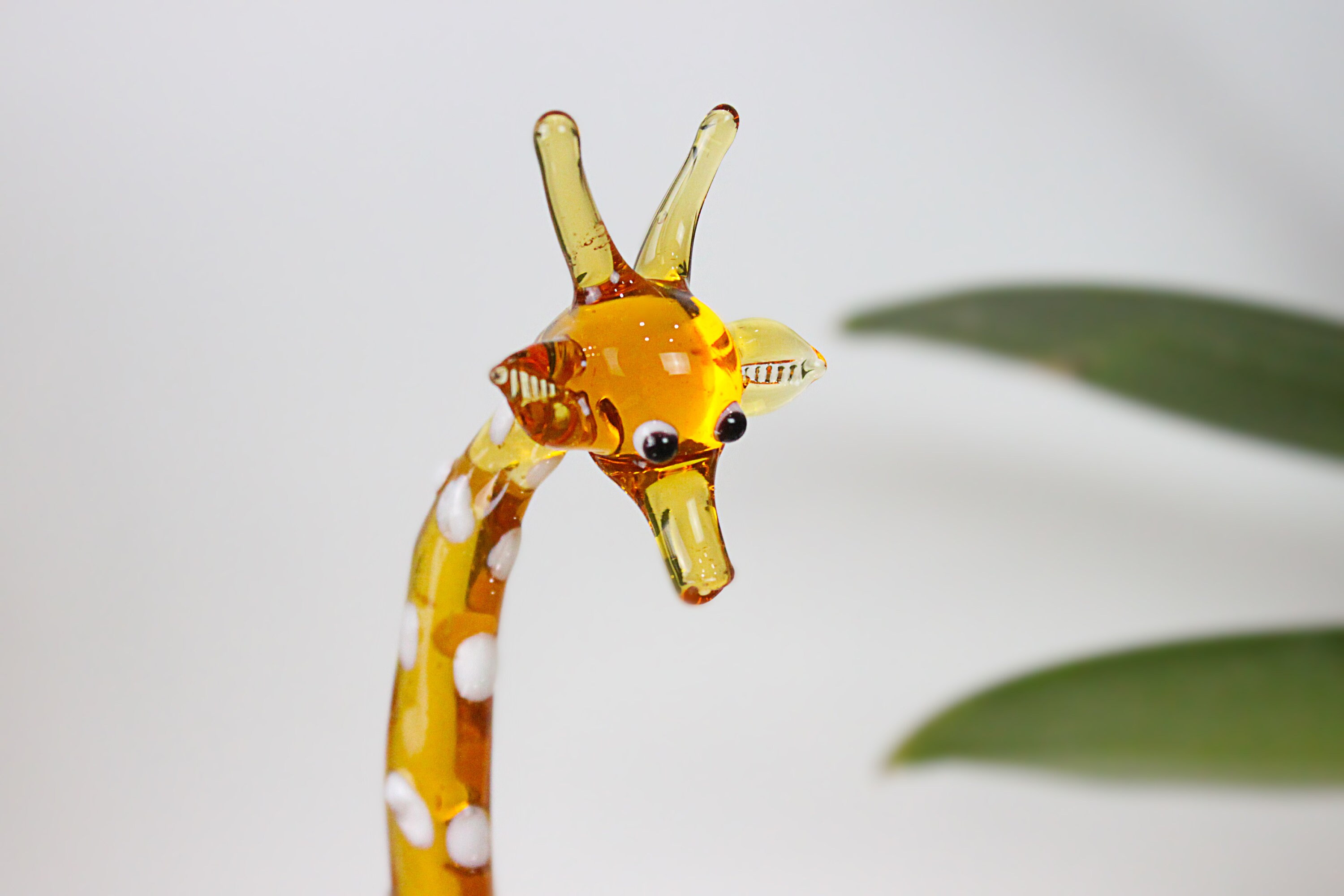 Glass Giraffe Figurine Murano Glass Animals Cute Giraffe - Etsy