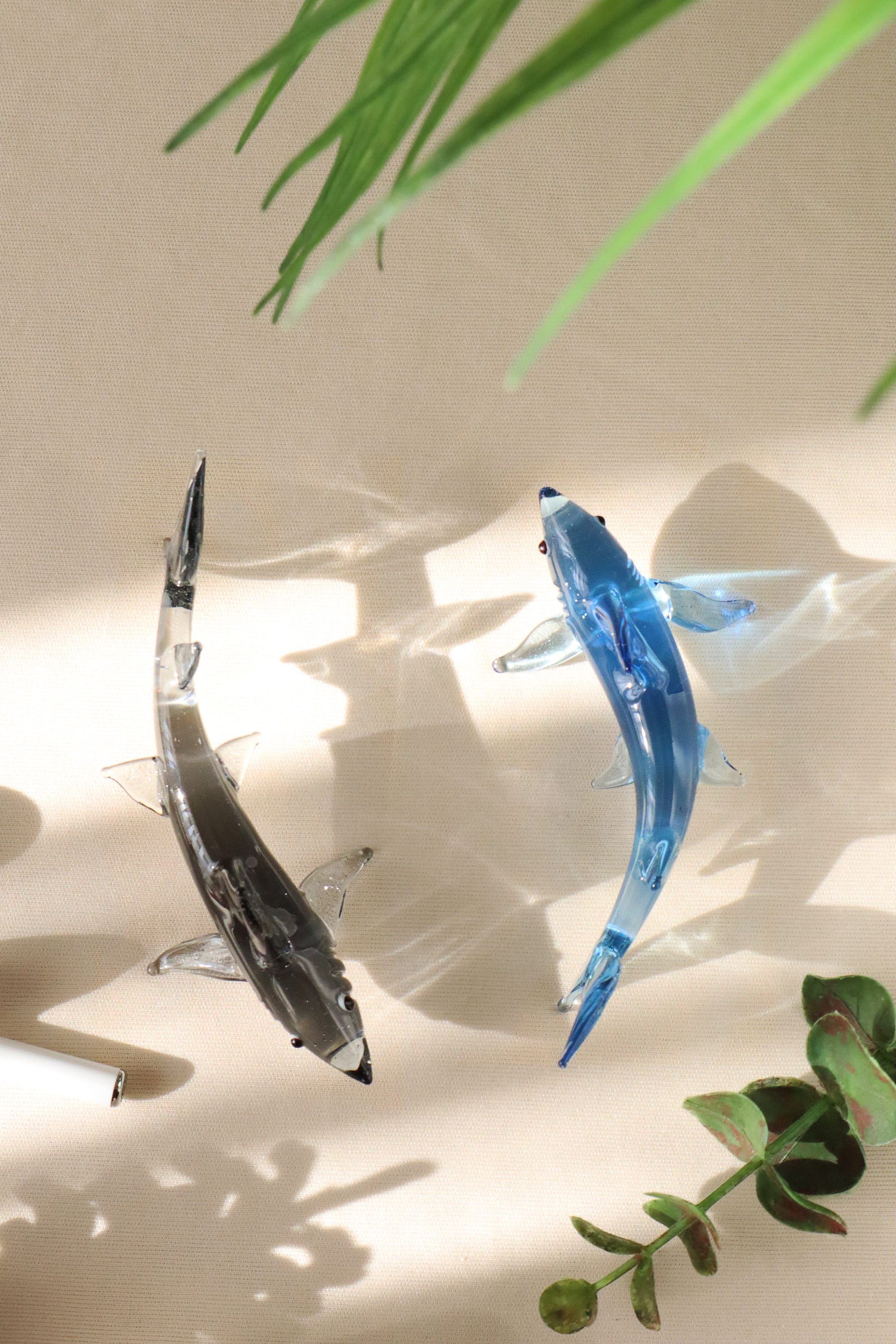 Glass Shark Figurine Art Glass Fish Blown Glass Shark Shark | Etsy