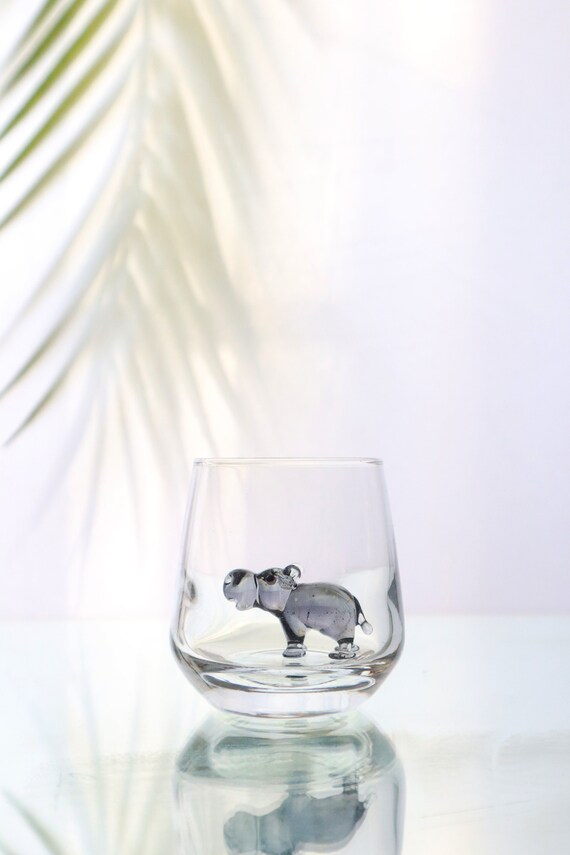 Cute Hippo Shot Glass Set Small Hippo Cup Wedding Party - Etsy