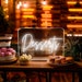 Table Neon Sign With Stand for Dessert Table Display, Custom LED Neon ...
