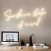 Sunshine State of Mind - Neon Sign, LED Neon Illuminated Text ...