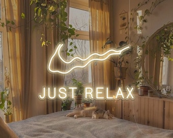 Nike Just Chill Sign - Etsy