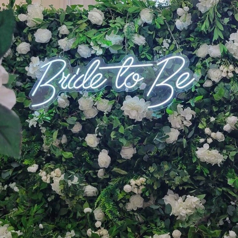 Bride to Be Neon Sign Bridal Shower Backdrop Welcome LED Neon - Etsy