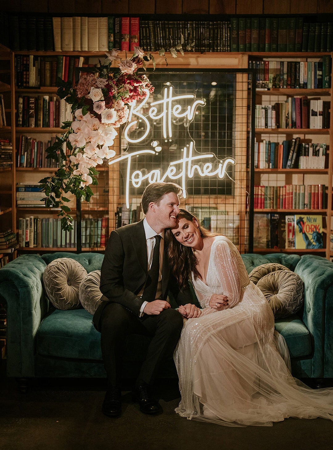 Neon Signs for Wedding Reception - Better Together - Custom LED Neon ...