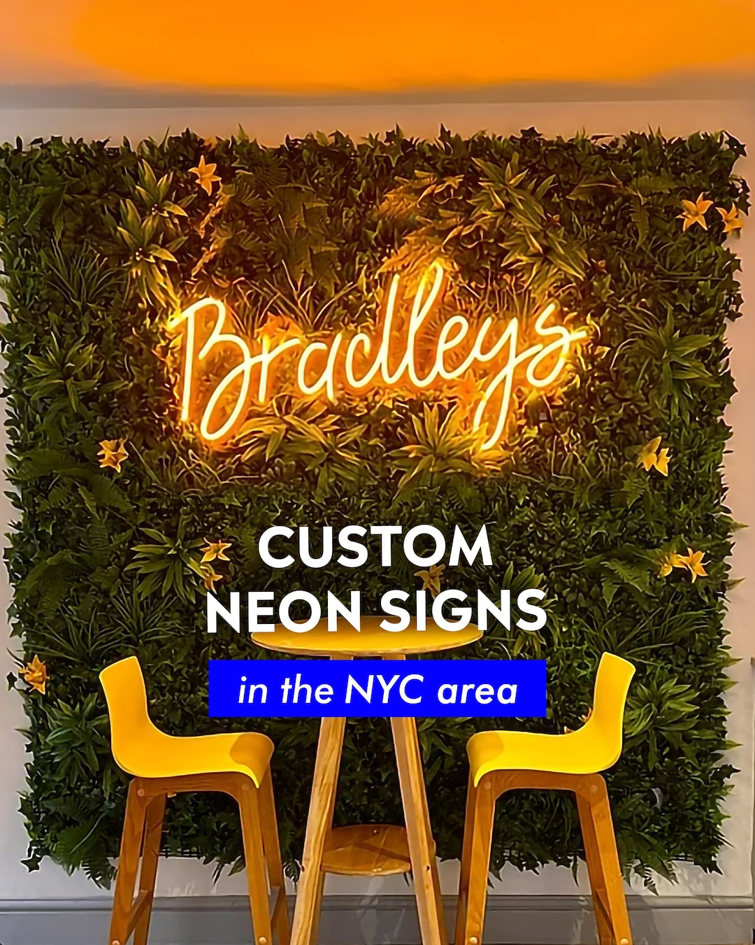 Custom Neon Sign in New York, NY - LED Neon Illuminated Text ...