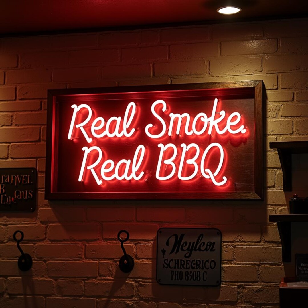 Barbecue-themed LED Neon Light – Eye-catching Glow for BBQ Restaurants ...