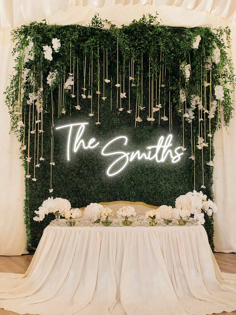 Classic Wedding Neon Lights Personalized Light up Signage for - Etsy