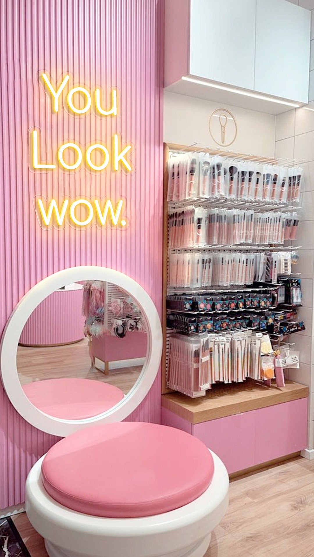 Neon Sign - You Look Wow - Made to Order LED Neon Illuminated Text ...