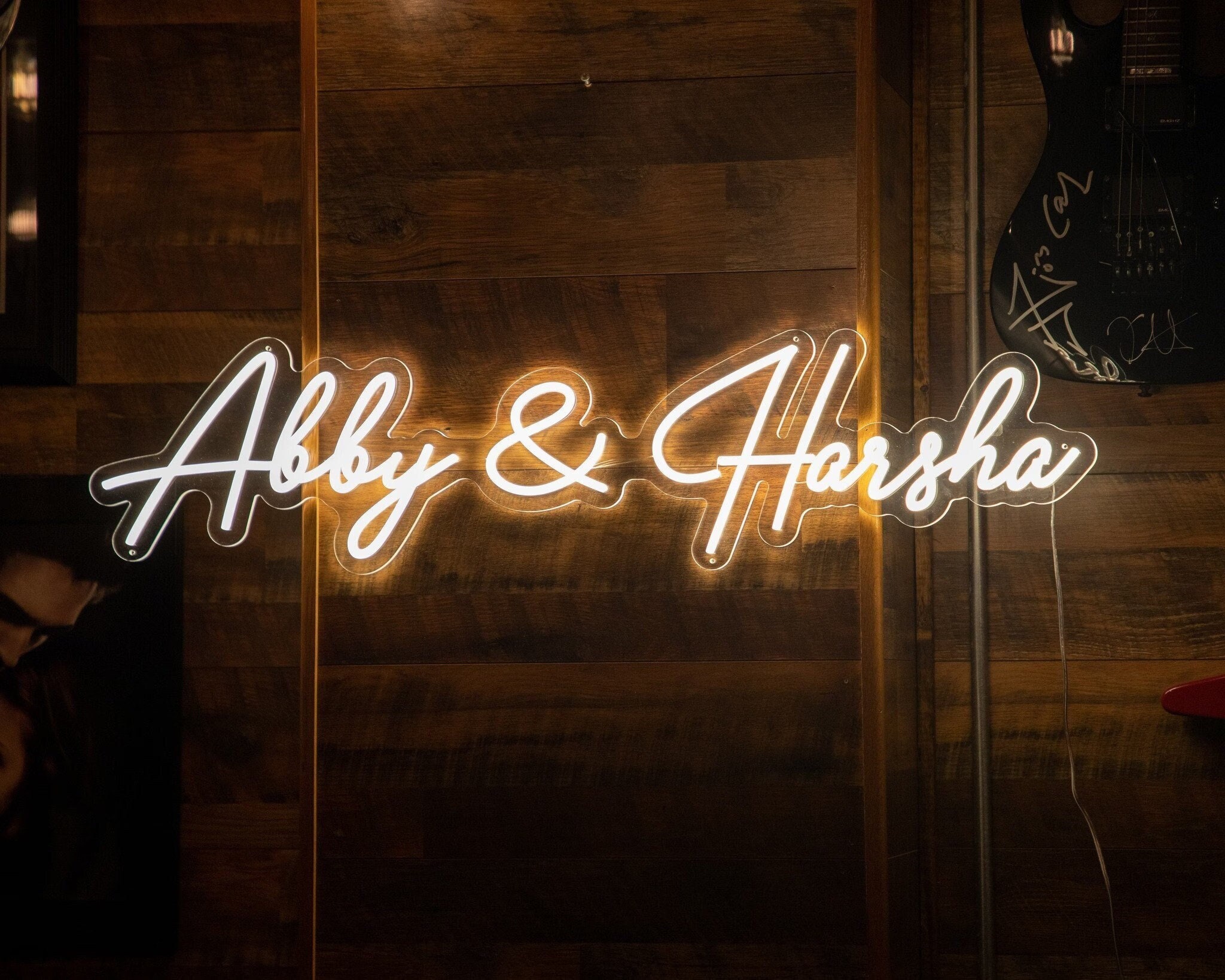 Your Names in Neon Lights! Wedding Reception Neon Sign, Personalized ...