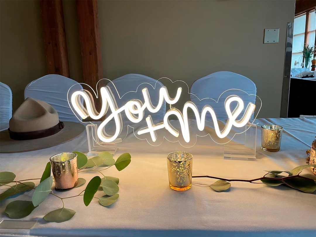 Freestanding Neon Sign for Table Display Decor, Custom LED Neon Lights ...