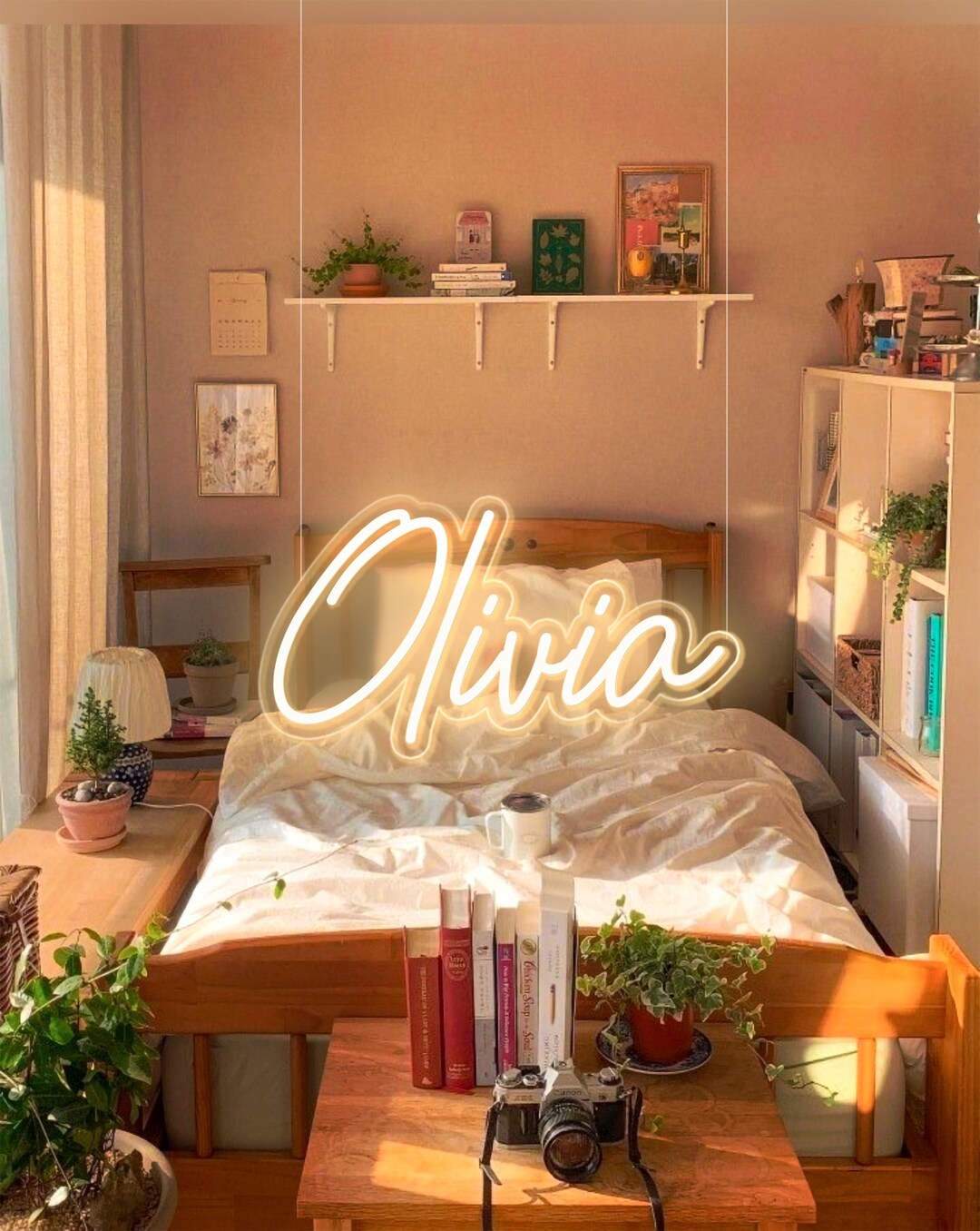 Name in Neon Lights - Custom LED Neon Sign for Wall With Dimmer ...