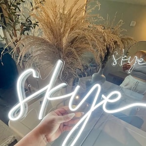 Name in Neon Lights! - Custom LED Neon Sign for Wall With Dimmer ...