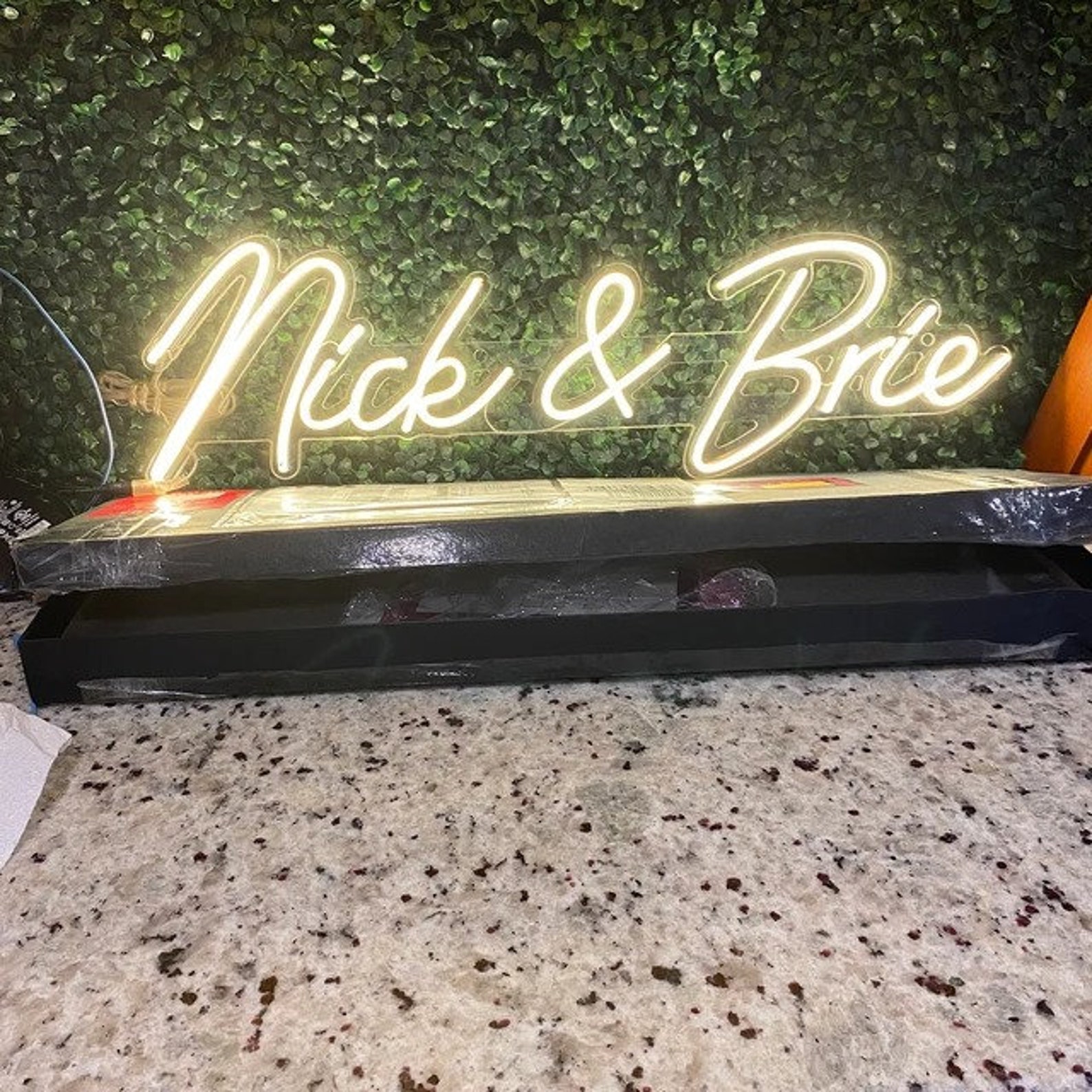 Family Name in Neon Lights Custom Wedding Reception LED Neon - Etsy
