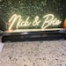 Last Name With Hashtag in Neon Lights Custom Wedding Reception LED Neon ...