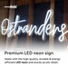 Table LED Neon Sign With Battery, LED Neon Lights With Acrylic Stand ...