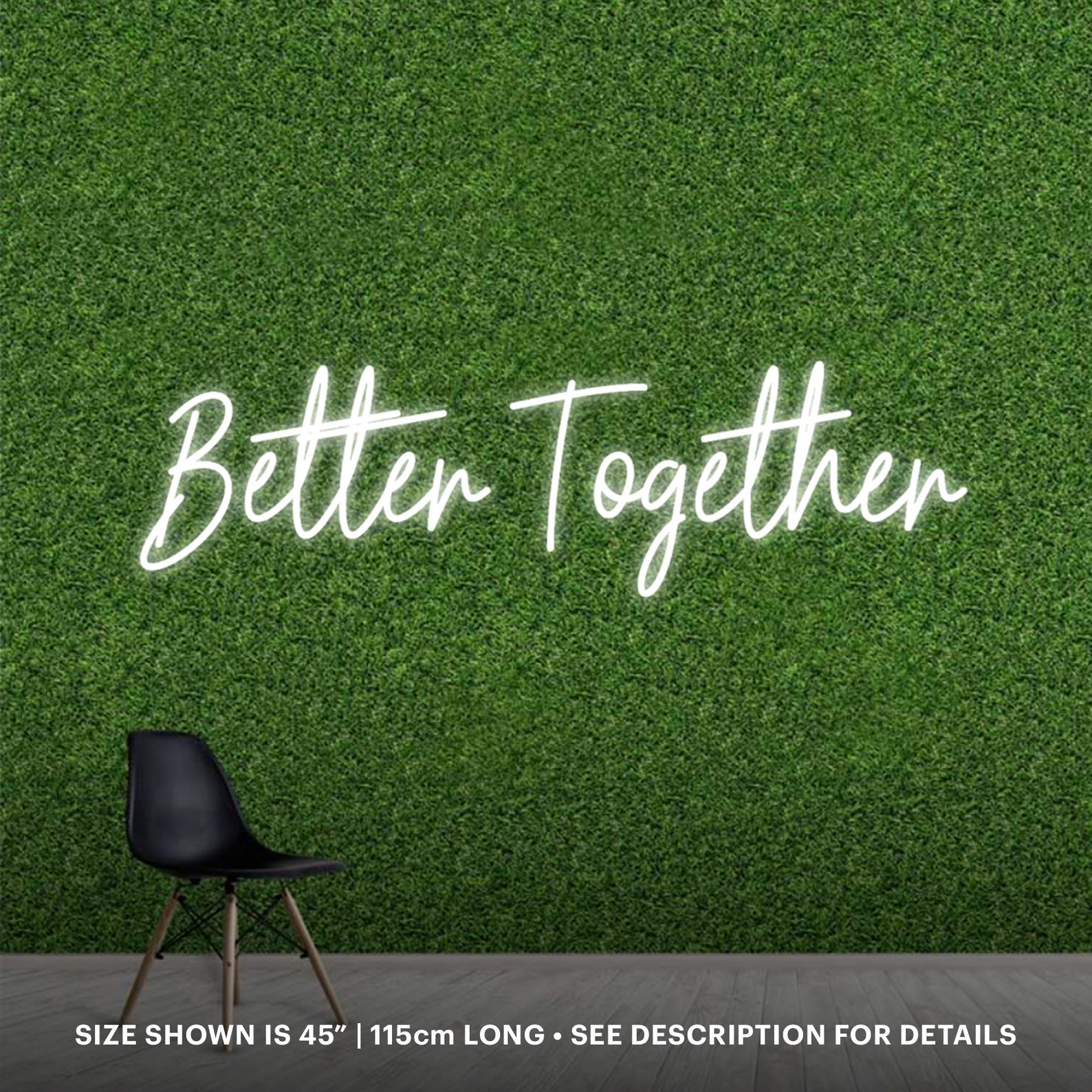 Better Together LED Neon Sign for Wedding Reception Party - Etsy