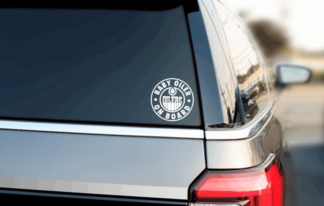 Custom Sports Team Car Decal | Baby on Board Car Decal Sticker | Bumper ...