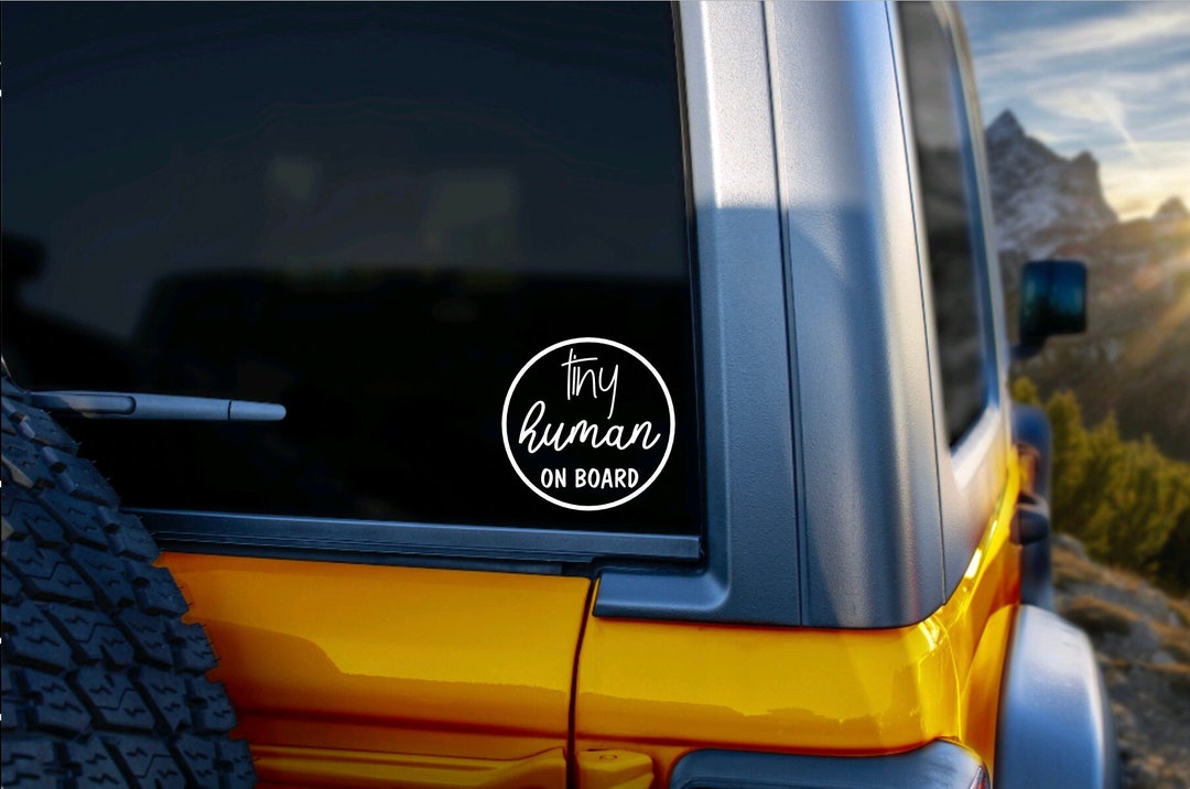 Baby on Board Car Decal | Baby on Board Sticker | Simple Car Sticker ...