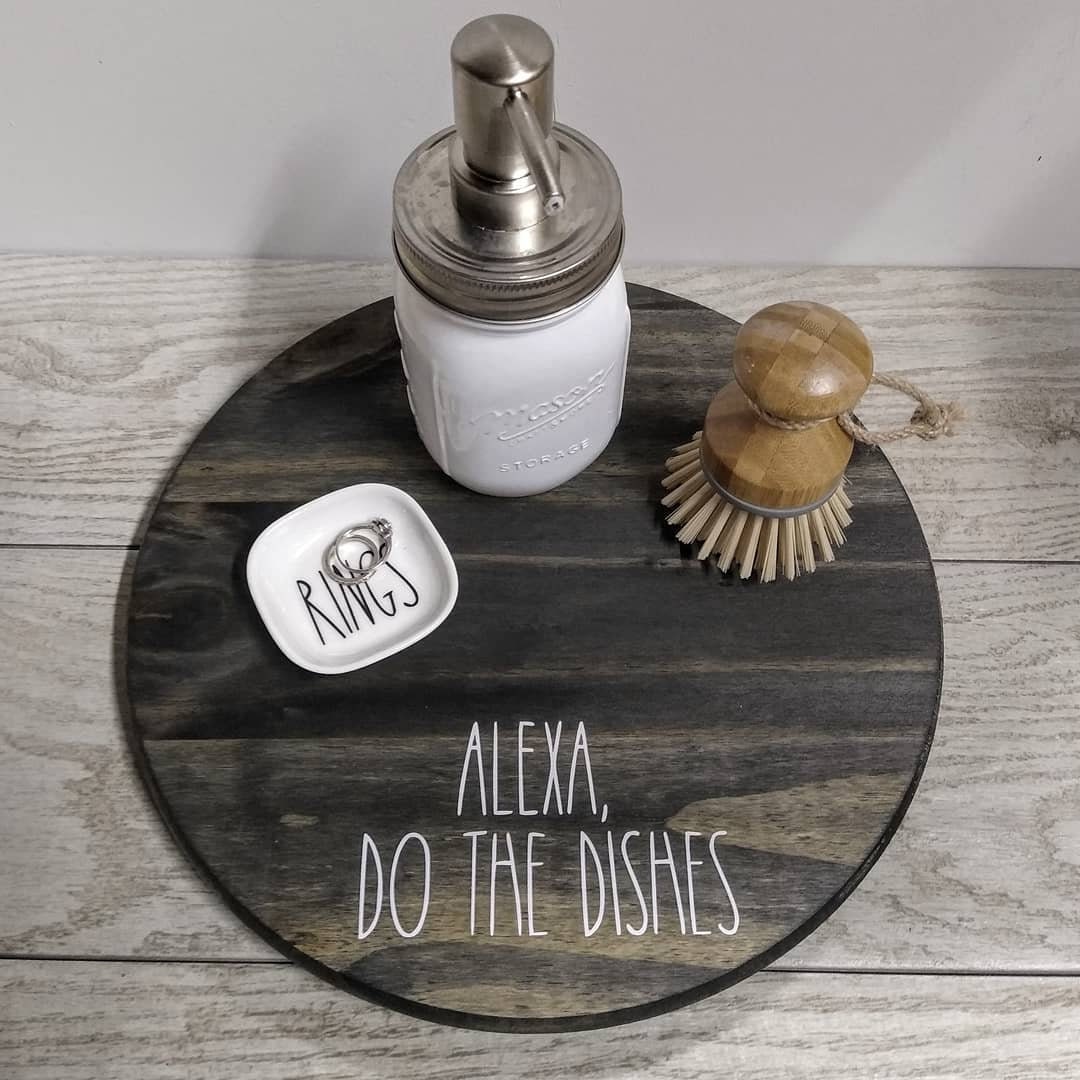 Lazy Susan Lazy Susan for Counter Farmhouse Lazy Susan Alexa Do the ...