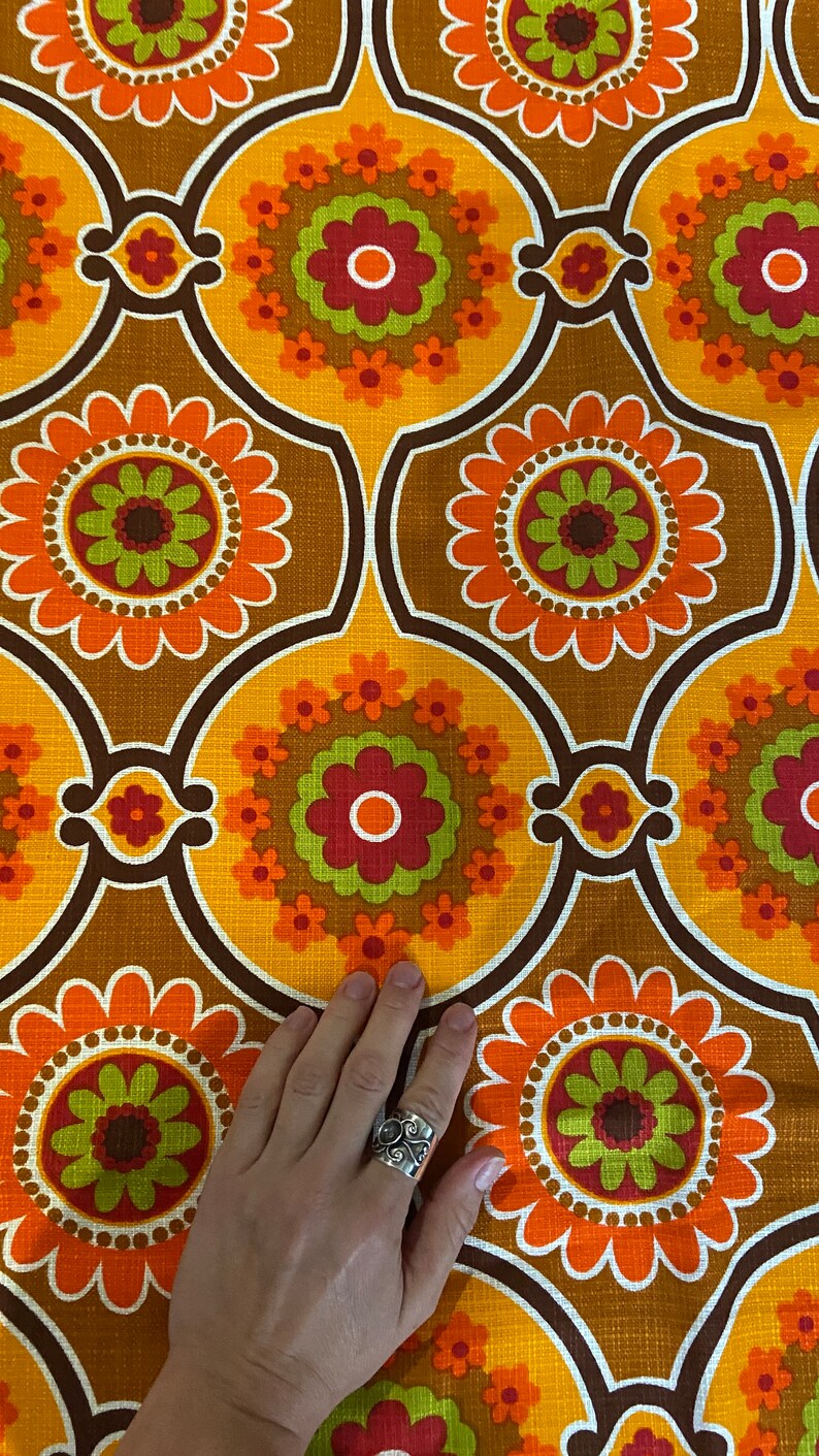 70s Fabric - Etsy