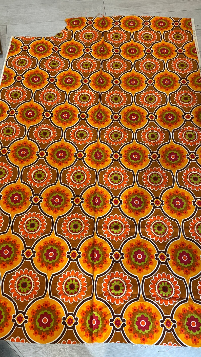 70s Fabric - Etsy